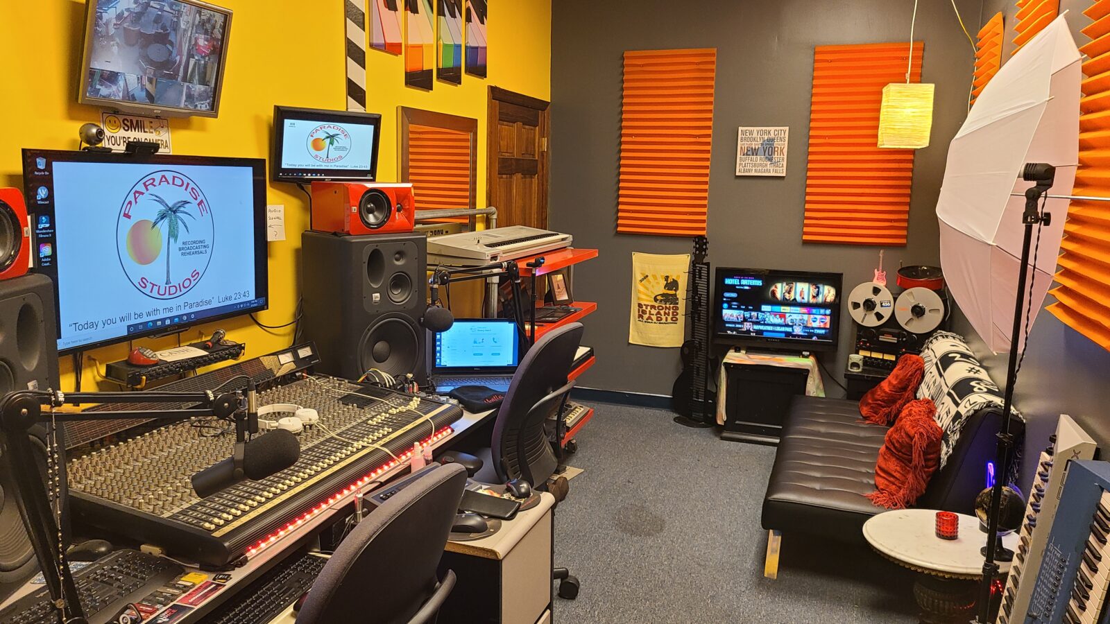 Paradise Studios – "Today you will be with me in Paradise"